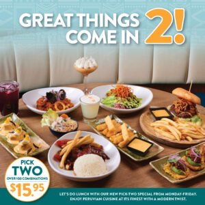 Pick-Two Lunch Menu at Pisco y Nazca